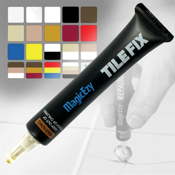 MagicEzy Tile Fix - Innfarget filler for reparasjon av fliser ...